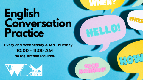 English Conversation Practice | West Des Moines Public Library